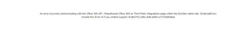 Salesforce Receiving Error When Sending Ddps To Office365 Sharepoint Forcetalks