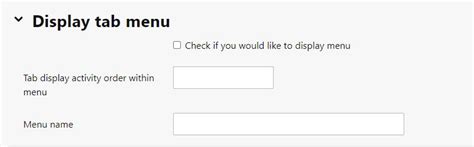 Moodle Tab Display Digital Learning Support