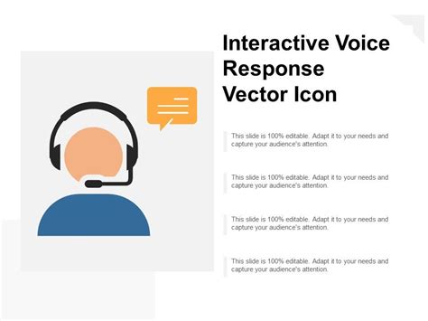 Interactive Voice Response Vector Icon Ppt PowerPoint Presentation Inspiration Vector