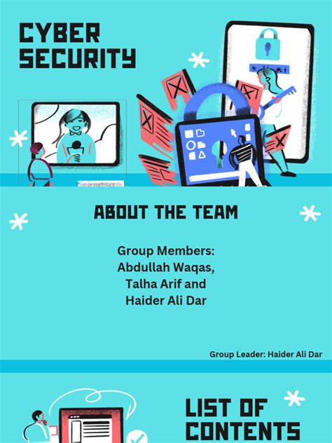 Aqua Blue Illustrative What Is Cyber Security Presentation Pdf Malware Computer Virus