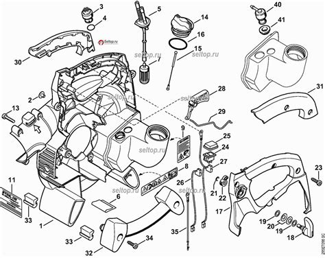 Exploring The Parts Diagram Of The Stihl Bg Leaf Blower