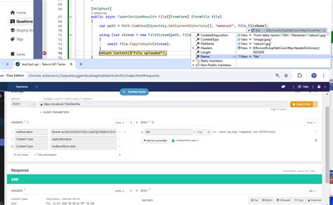 C Net 8 Iformfile Always Return Null Stack Overflow