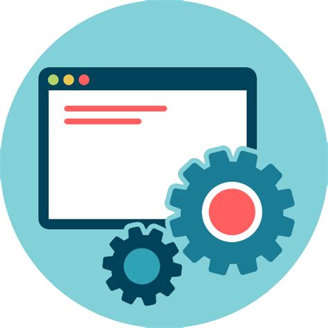 Back End Browser Code Development Gears Icon Download On Iconfinder