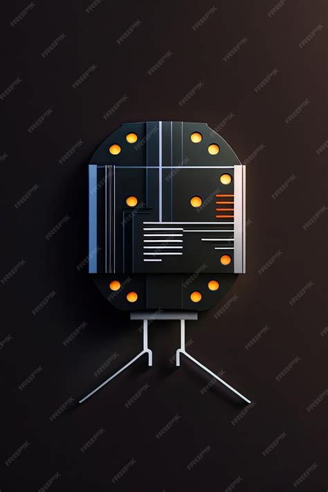 Premium Photo Ai Concept With Microprocessors And Robot Chips Ai Generated