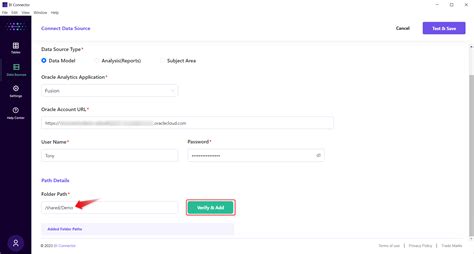 How To Create A Connection To Oracle Otbi Oac Oas Obiee Fusion Analytics Data Models In The