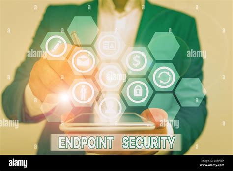 Conceptual Hand Writing Showing Endpoint Security Concept Meaning The