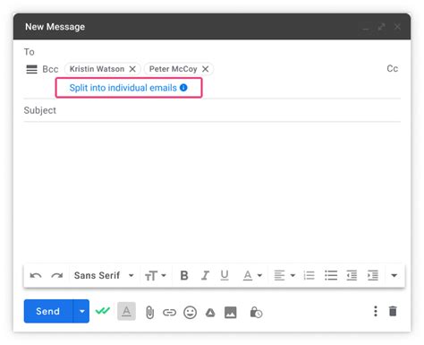 ADVANCED Split Into Individual Emails MailTrack Support Help Center