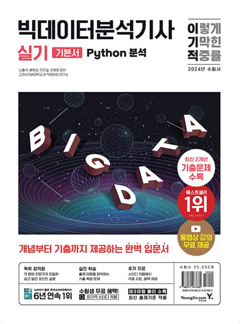 2024 이기적 빅데이터분석기사 실기 Python 분석 알라딘