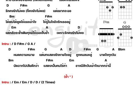 คอร์ดเพลง รักคงยังไม่พอ Archives Lenguitar เล่นกีต้าร์