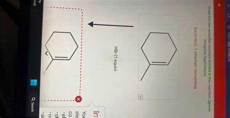 Solved Draw The Two Possible Isomers Formed In This