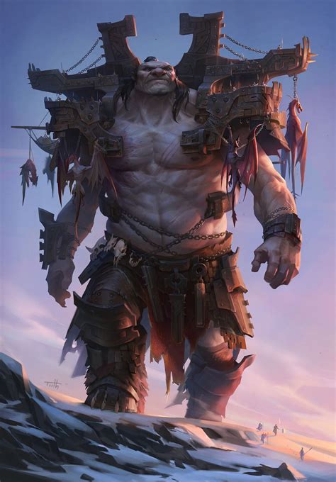 Giant 2 Tooth Wu On Artstation At Artwork