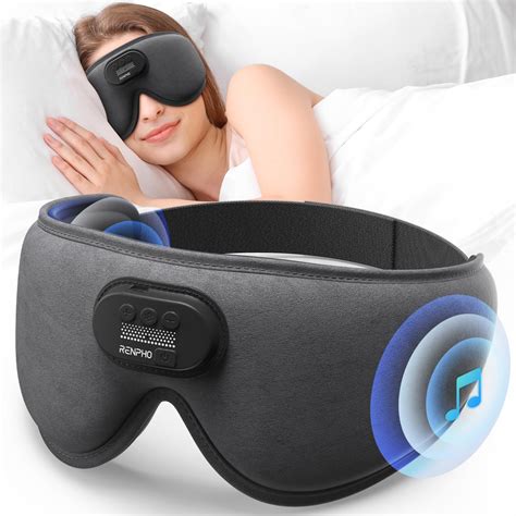 Amazon.com: RENPHO EyeSnooze Sleep Mask - Ultra Soft HD Sleep Mask with ...
