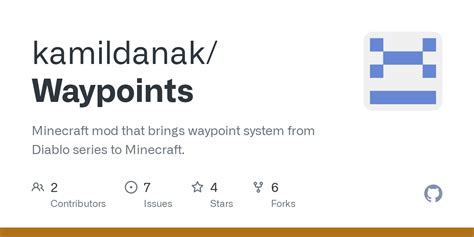 github kamildanak waypoints minecraft mod that brings waypoint system from diablo series to