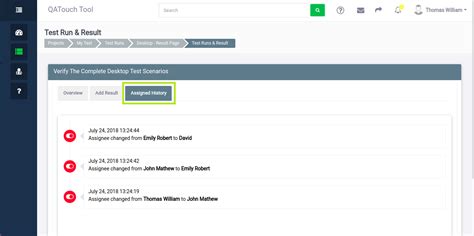 how to assign multiple users to test run qa touch
