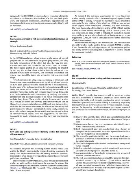 Pdf Ten Proposals To Improve Testing And Risk Assessment Dokumentips