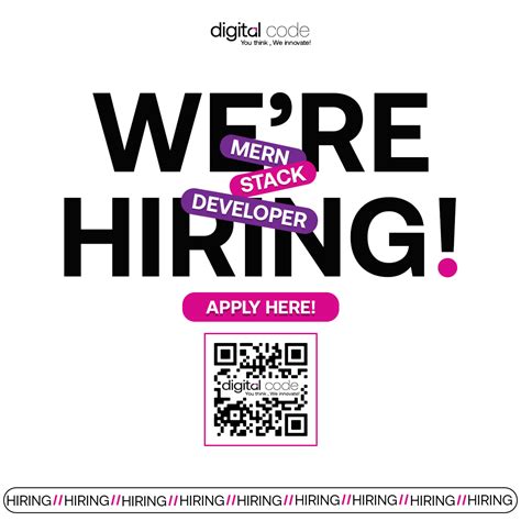 digital code on linkedin digitalcode hiring wearehiring mernstack