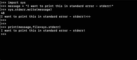 How To Print To Stderr In Python Code2care