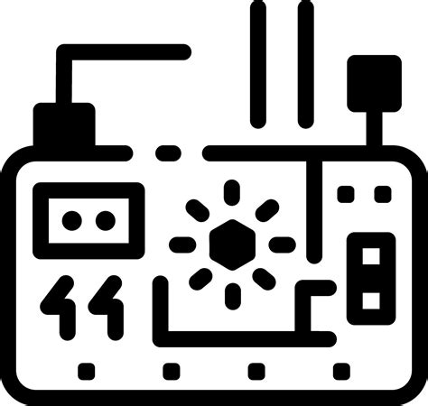 A Glyph Style Icon Of Arduino Board 62480033 Vector Art At Vecteezy