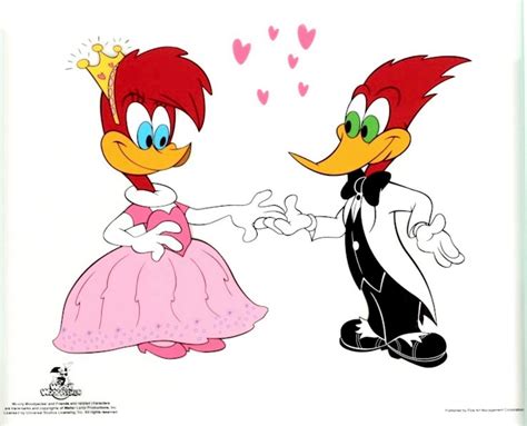Woody Woodpecker Wedding Woody And Winnie Lovebirds Walter Lantz