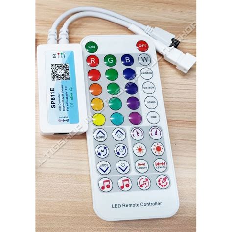 Jual 5pcs Controller Led Sp611e Remote Bluetooth Music Ws2811 Ws2812b Shopee Indonesia