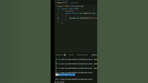 How To Print Hello World In Java Coding Shorts Java Javaprogramming