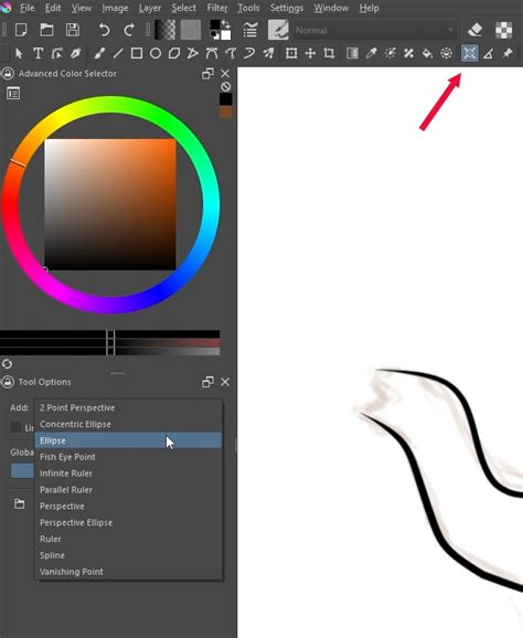 Methods To Draw Smooth Lines Or Curves In Krita