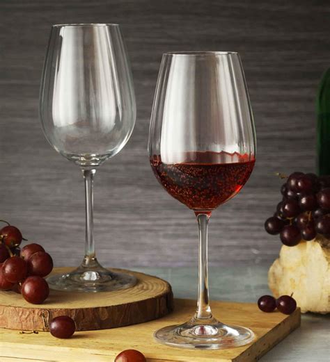 Buy Sparkle And Sip Premium Crystal Wine Glass 350 Ml Set Of 2 At 47