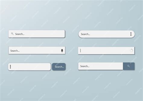 Premium Vector Search Bar For Ui Ux Design And Web Site Isolated On