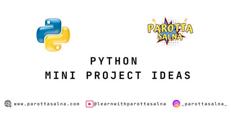 python mini projects ideas parotta salna