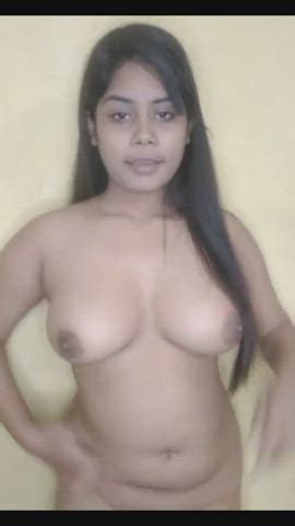 Extremely Cute Chubby Bangla Babe Showing Her Huge Milky Tits Must