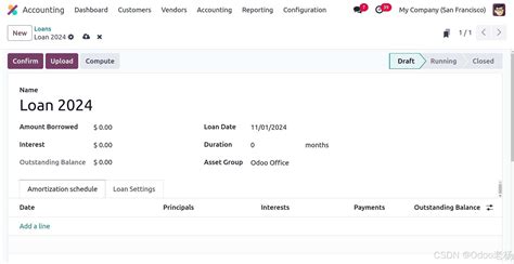 世界排名居首的开源 Erp ：odoo 会计模组的贷款资金应用指南oscg Csdn博客