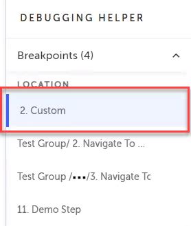 Debug Helper Panels