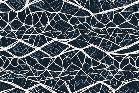 Premium Photo Vector Seamless Pattern Irregular Abstract Grid Texture Free Hand Drawn Trellis
