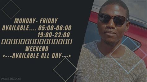 Botsane Schedule Monday Friday Weekend Movie Posters