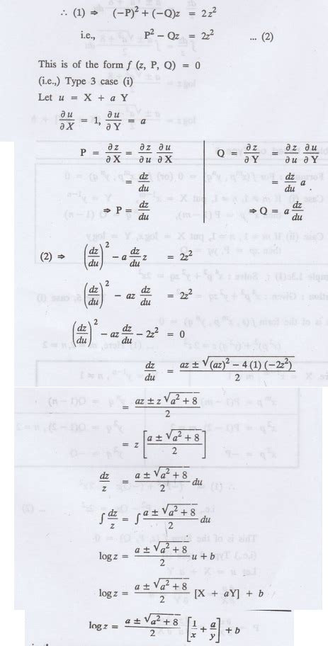 Solved Example Problems Based On Pde Equations Reducible To Standard