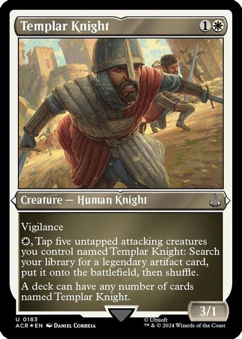 Templar Knight Universes Beyond Assassins Creed Magic The