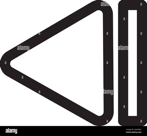 Back User Interface Isolated Icon Stock Vector Image Art Alamy