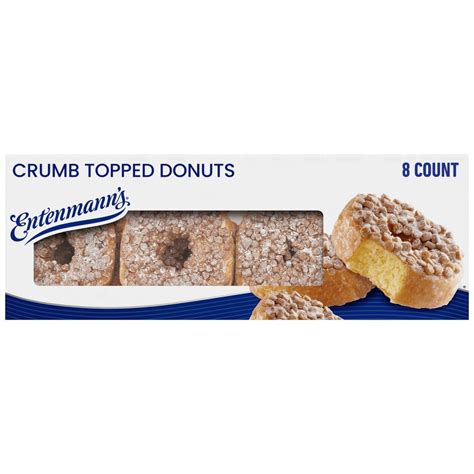 Entenmanns Crumb Topped Donuts 8 Ct 194 Oz Kroger