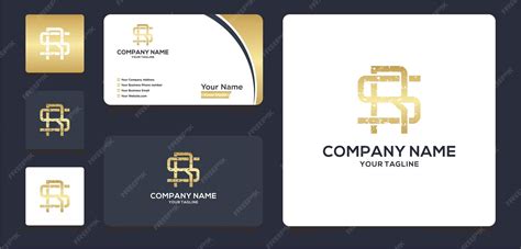 이니셜 로고 Rs Sr 레트로 브러시 로고 디자인 영감 프리미엄 벡터