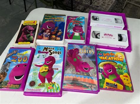 Barney Vhs Lot £3824 Picclick Uk