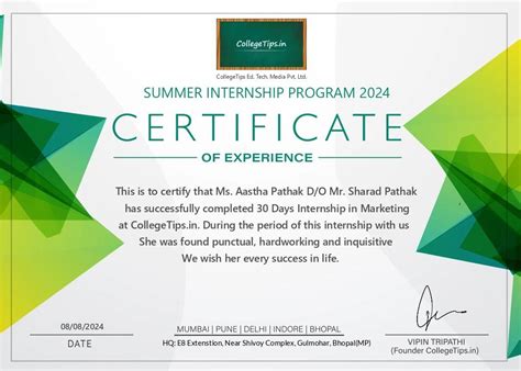 Im Excited To Share That Ive Successfully Completed My Internship At