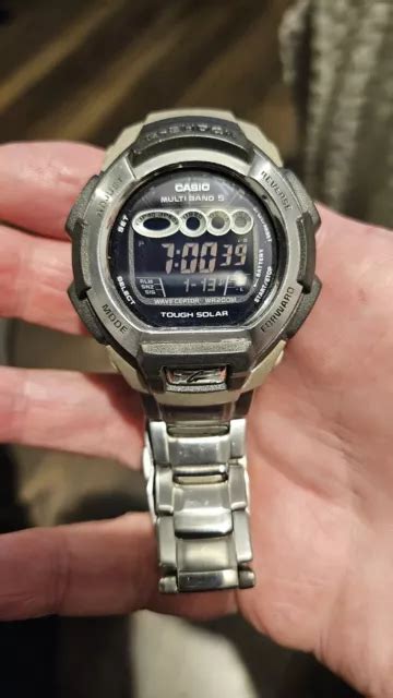Casio G Shock Gw 810d 3050 Mens Watch Tough Solar Stainless Steel Watchband £45 00 Picclick Uk