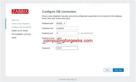 How To Install Zabbix Server 50 On Centos 7 Rhel 7 Computingforgeeks