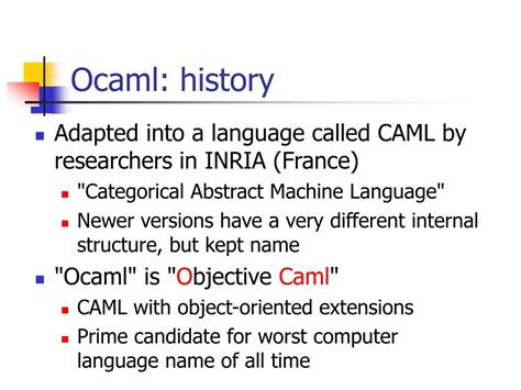 ppt cs 11 ocaml track lecture 1 powerpoint presentation free