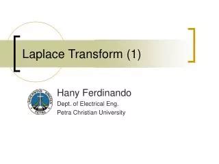 PPT Laplace Transform PowerPoint Presentation Free Download ID