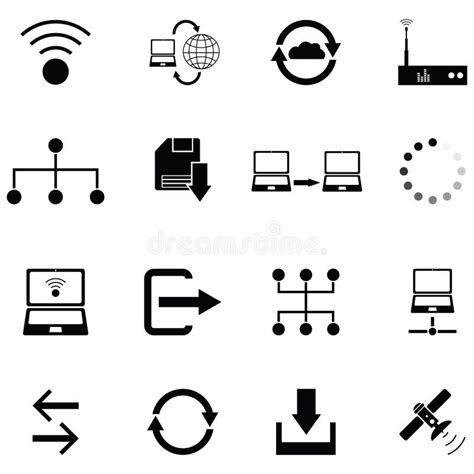 Connect Icon Set Stock Vector Illustration Of Signal 120562751