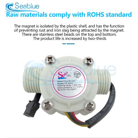 Yf S201 Meter Flowmeter Counter Sensor Control Eff Grandado