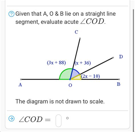 Solved Given That A O B Lie On A Straight Line Segment Evaluate