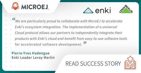 fred rivard on linkedin enki by leroy merlin selects microej for fast