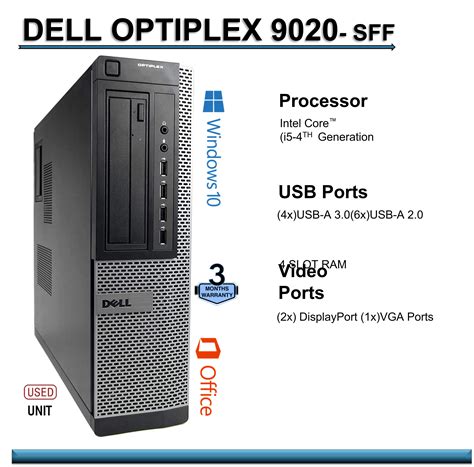 Dell Optiplex 9020 Sff Desktop Intel Core I5 4th Gen Processor Lazada